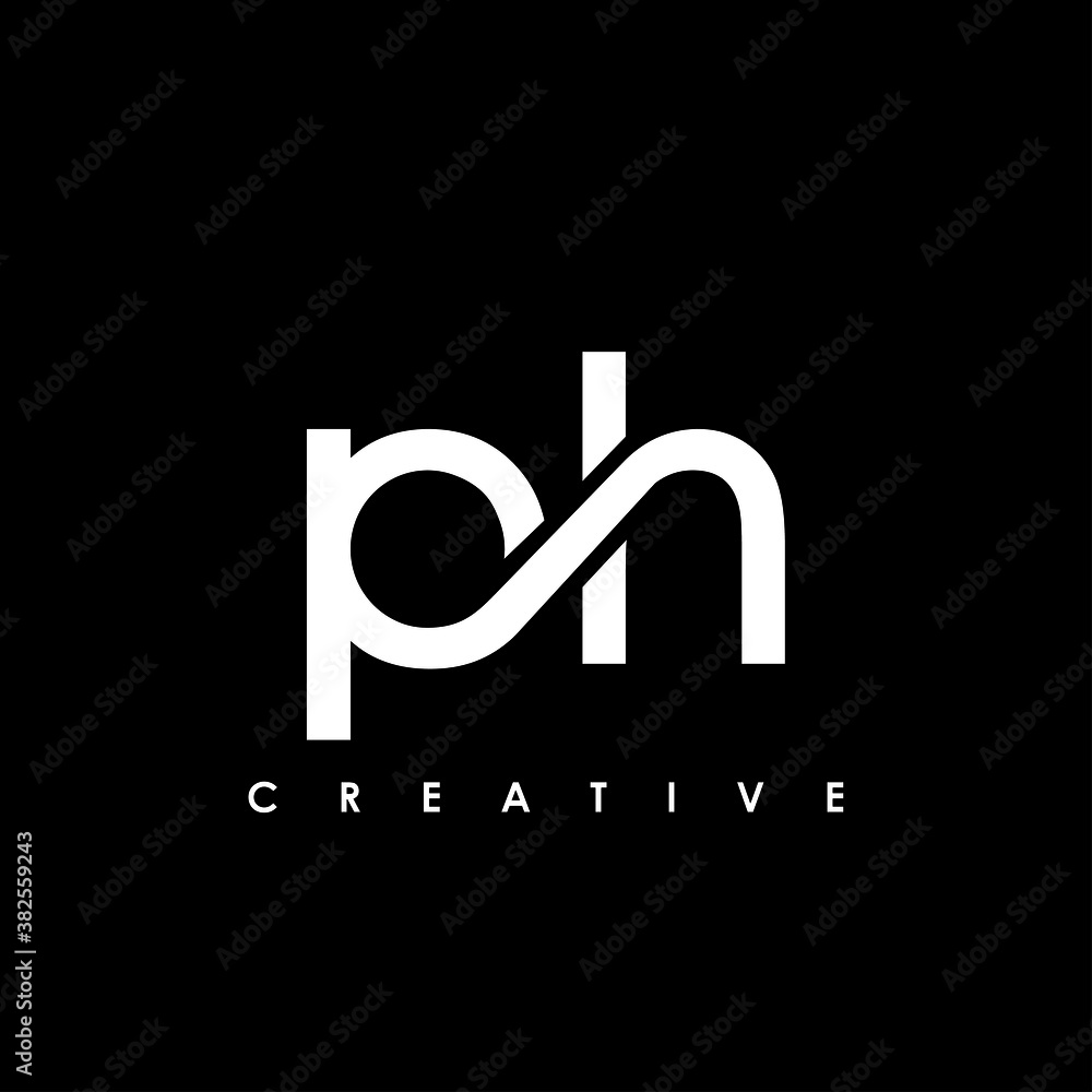 PH Letter Initial Logo Design Template Vector Illustration Stock Vector ...