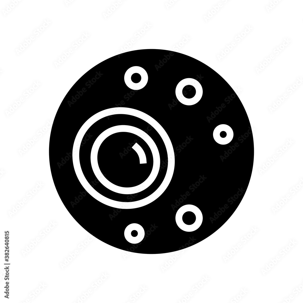 nodular skin disease glyph icon vector. nodular skin disease sign ...