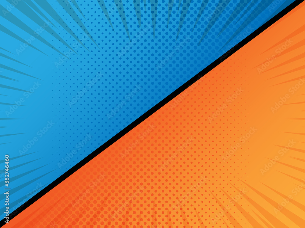 comic zoom background vector illustration Stock Vector | Adobe Stock