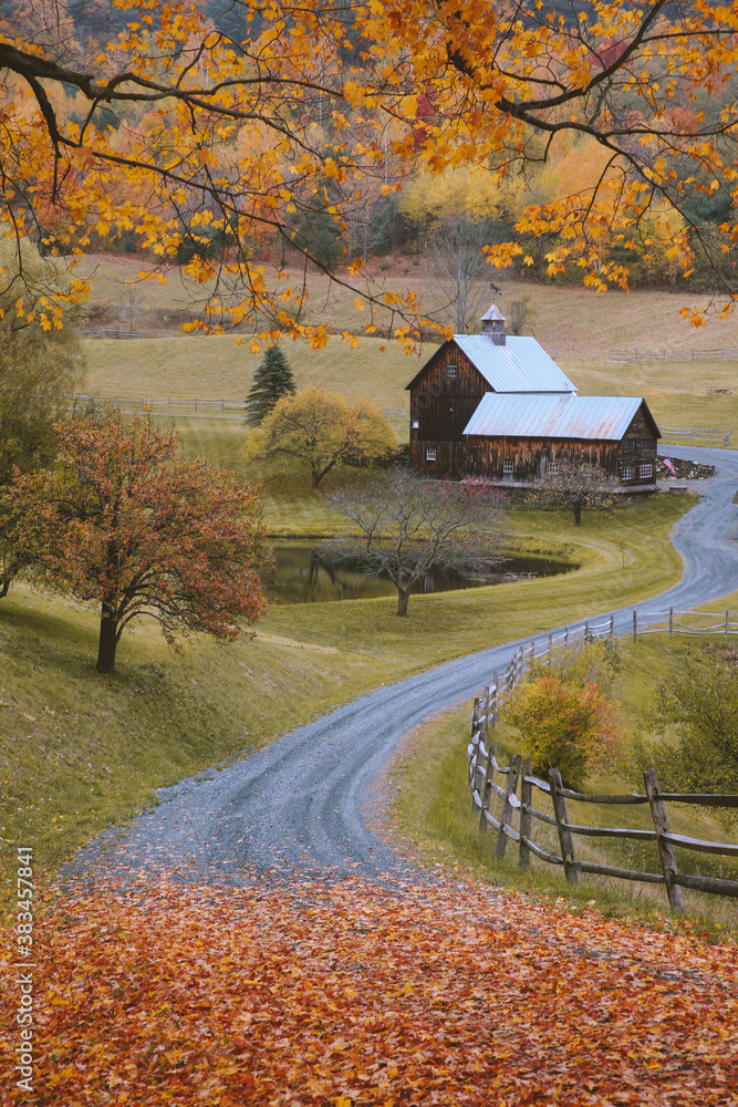 The most beautiful farm, Sleepy Hollow Farm, Vermont Leaf peeping ...
