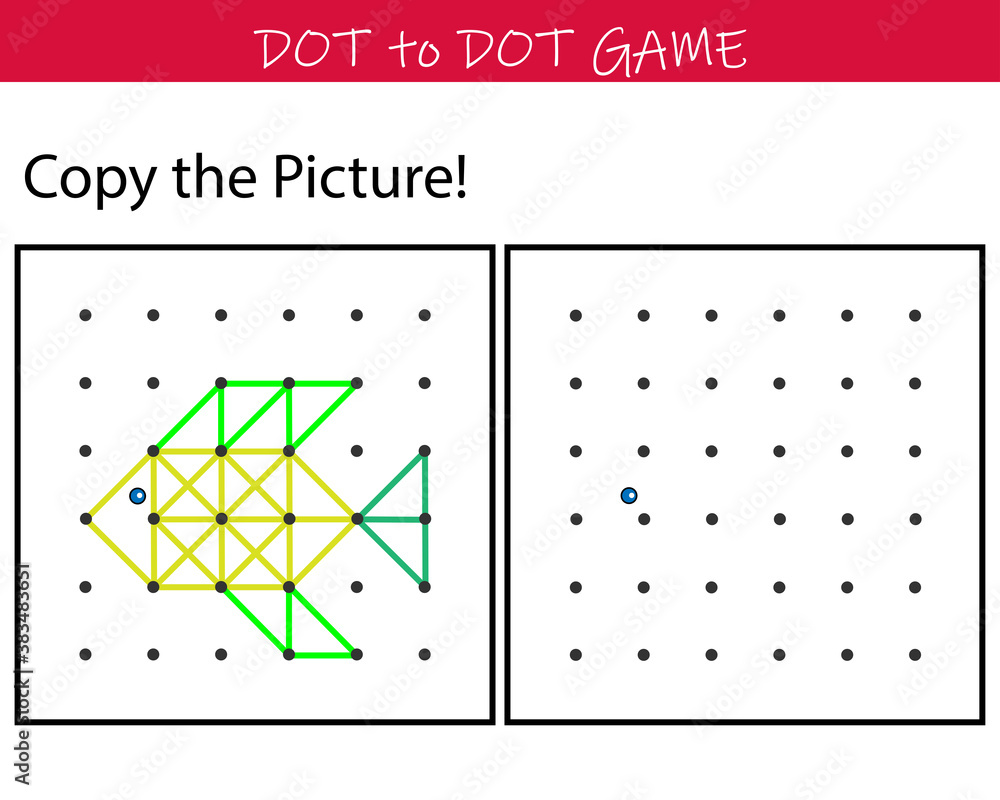 Educational game for kids - Copy picture. Simple exercise. Drawing ...