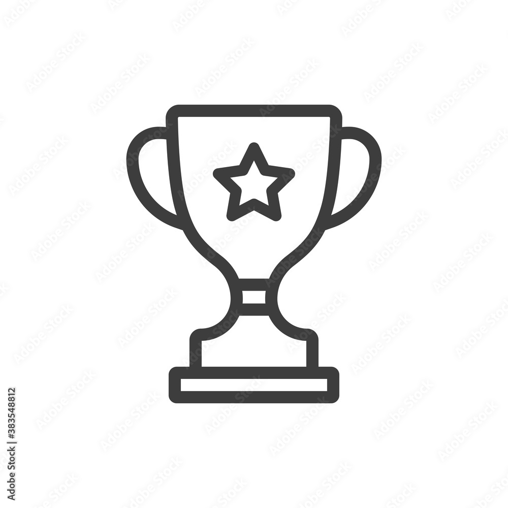 trophy line icon vector images Stock Vector | Adobe Stock