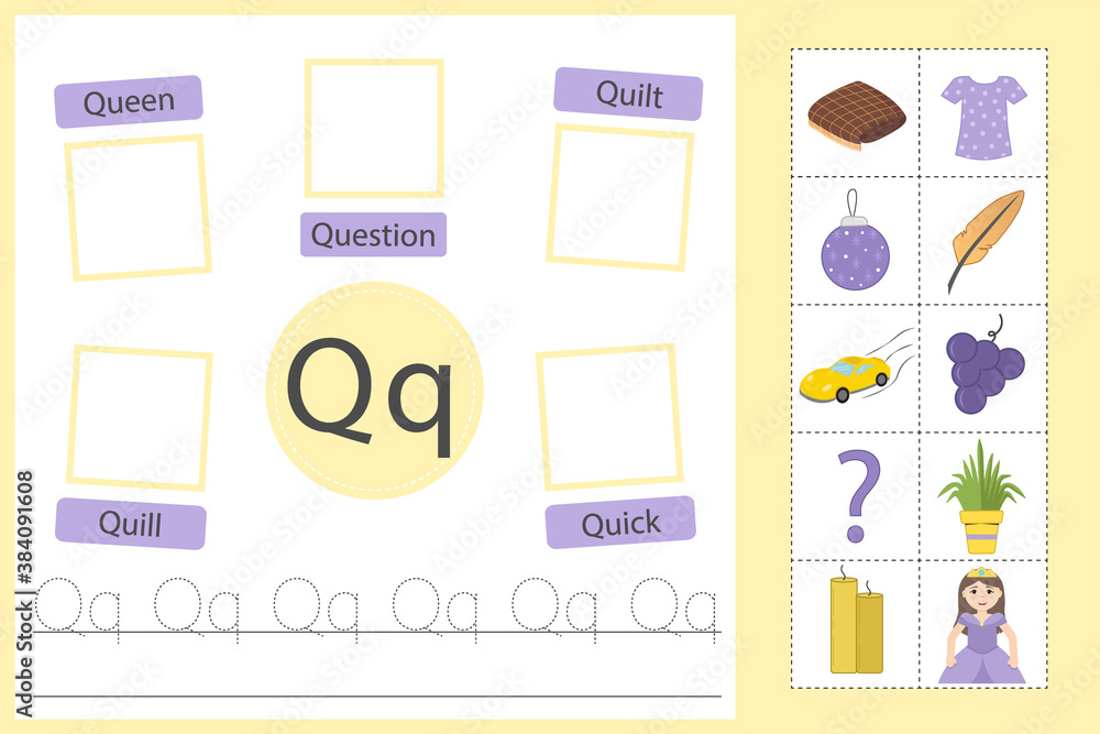 Alphabet tracing worksheet for preschool and kindergarten. Writing ...