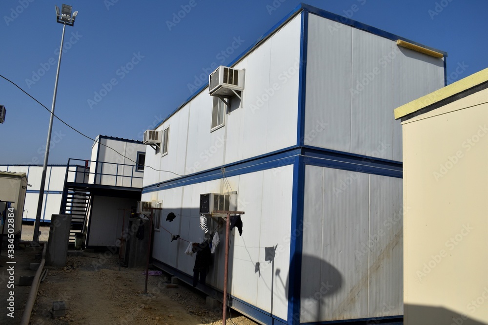 Portacabin, porta cabin, temporary labors camp , Mobile building in ...