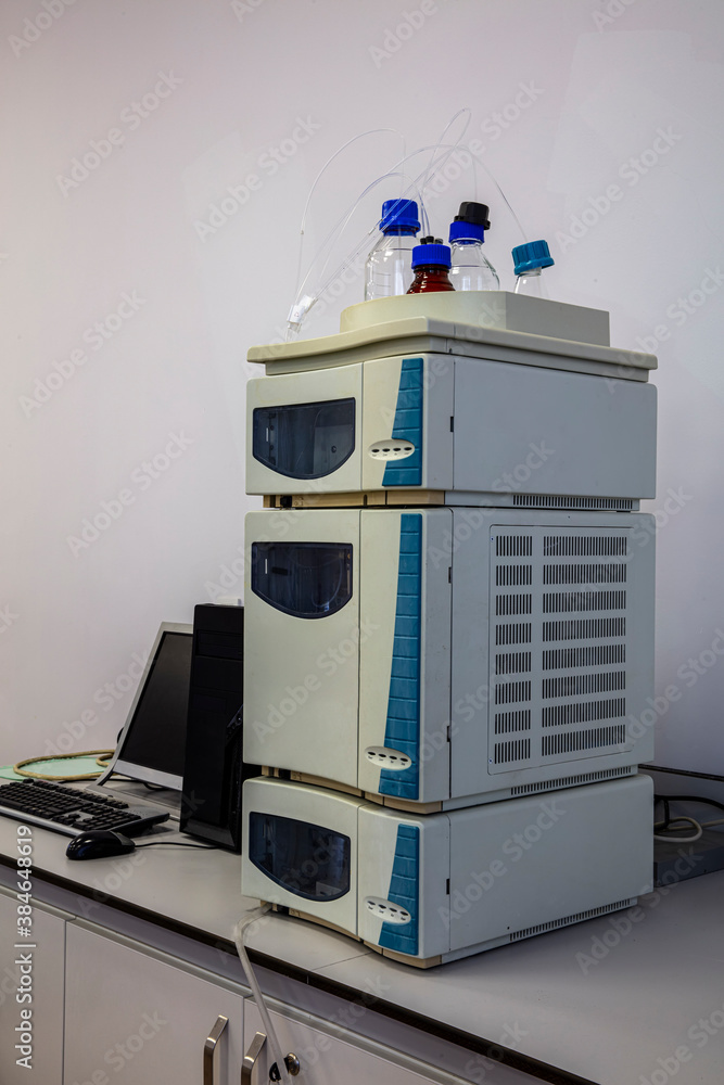 Стокове фото High performance liquid chromatography (HPLC) sample vial ...