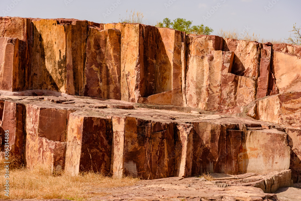 Foto de Stock Rhyolite is an igneous volcanic rock of felsic (silica ...