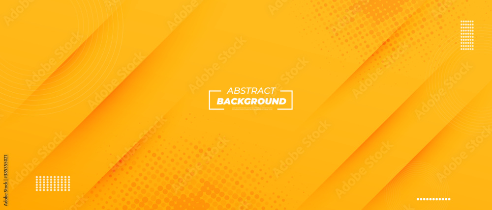 Abstract yellow gradient background with scratches effect and halftone ...