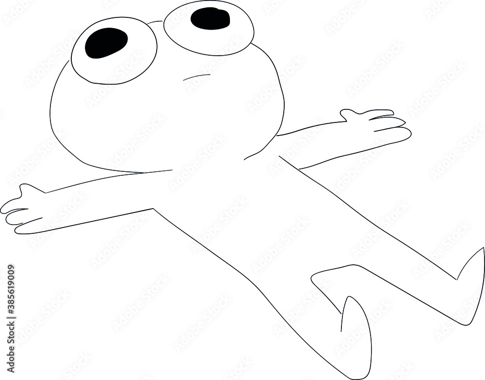 Image vectorielle Stock art, boredom, cartoon, character, comic, cute ...