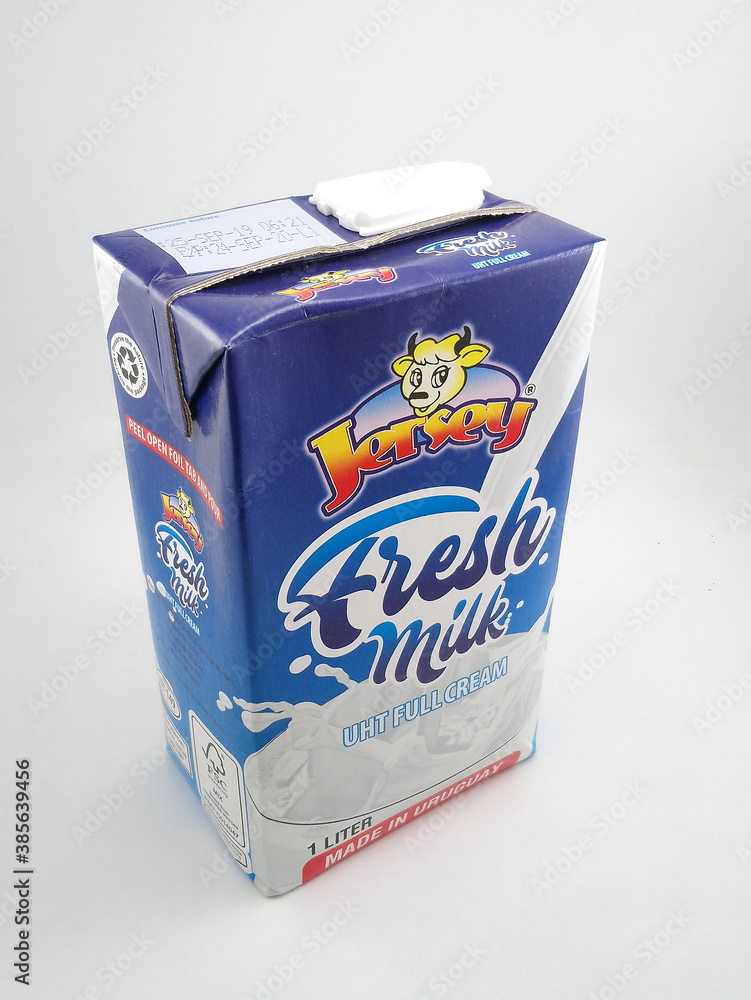 Jersey fresh milk uht full cream in Manila, Philippines Stock Photo ...