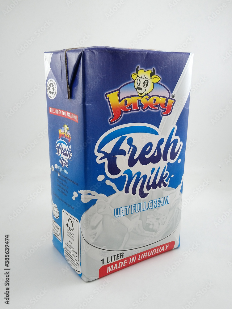 Jersey fresh milk uht full cream in Manila, Philippines Stock Photo ...