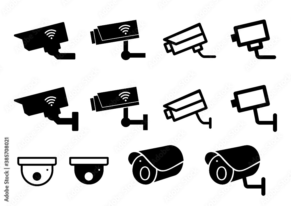 Safety security surveillance video camera eye cctv alert attention zone ...