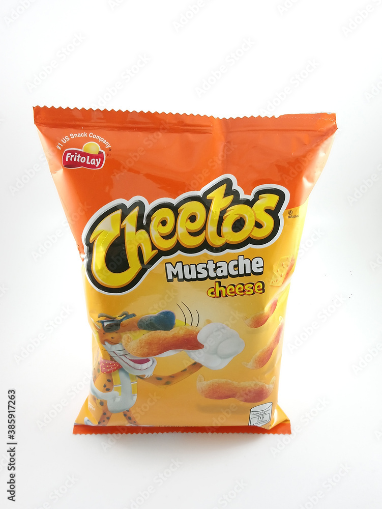 Frito lay cheetos mustache cheese Stock Photo | Adobe Stock