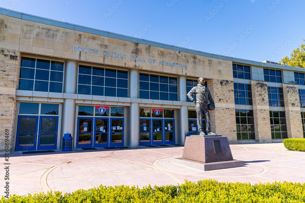 Foto Booth Family Hall of Athletics, at the Allen Field House, on the ...