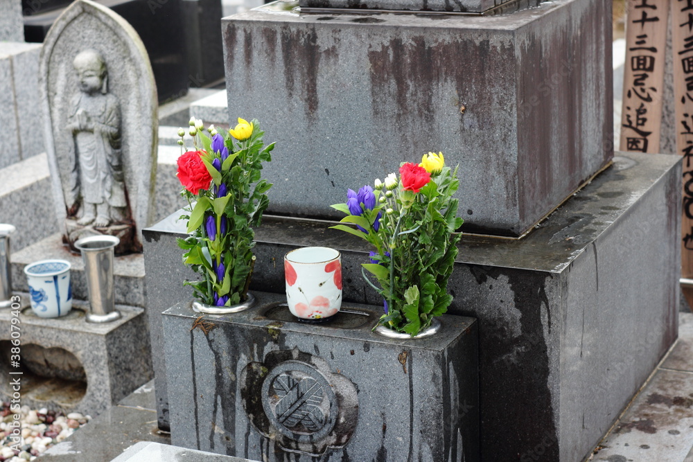 Time to visit the grave Higan Obon Japanese custom ancestor memorial ...