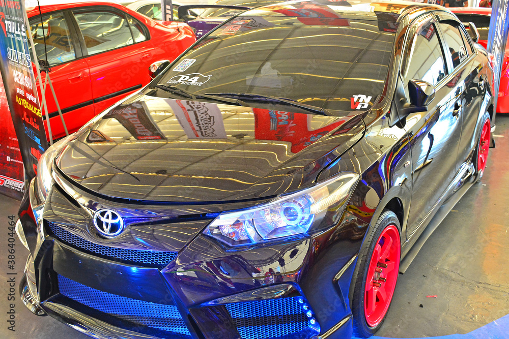 Toyota vios at Hot Import Nights car show in Pasig, Philippines Stock ...