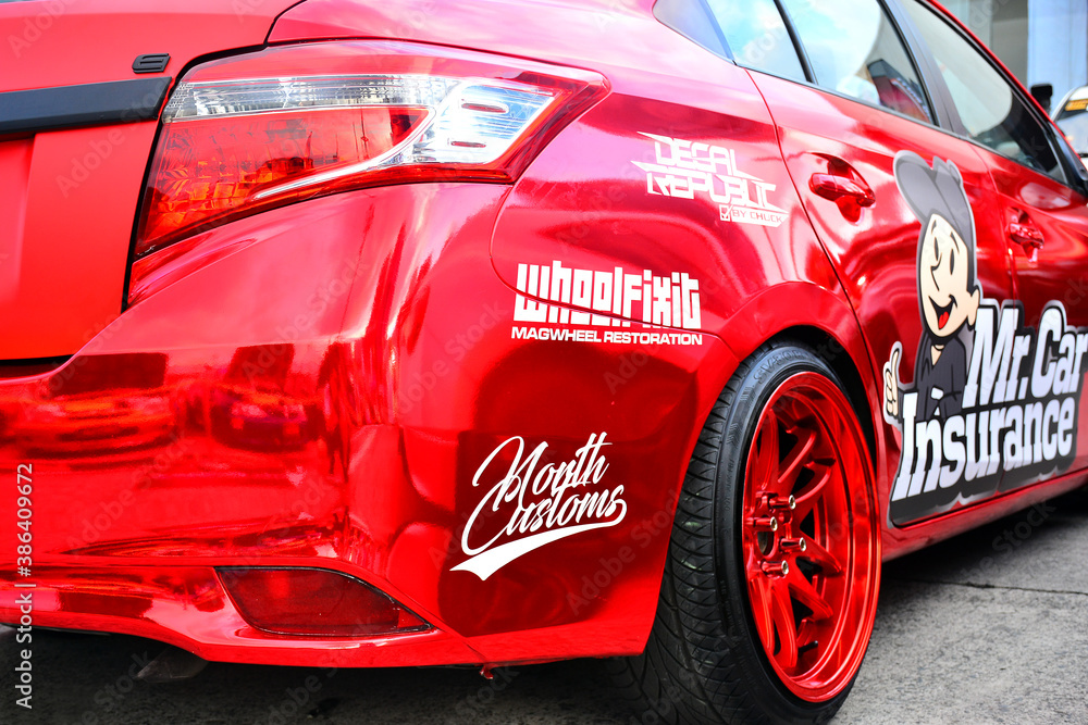 Toyota vios at Hot Import Nights car show in Pasig, Philippines Stock ...