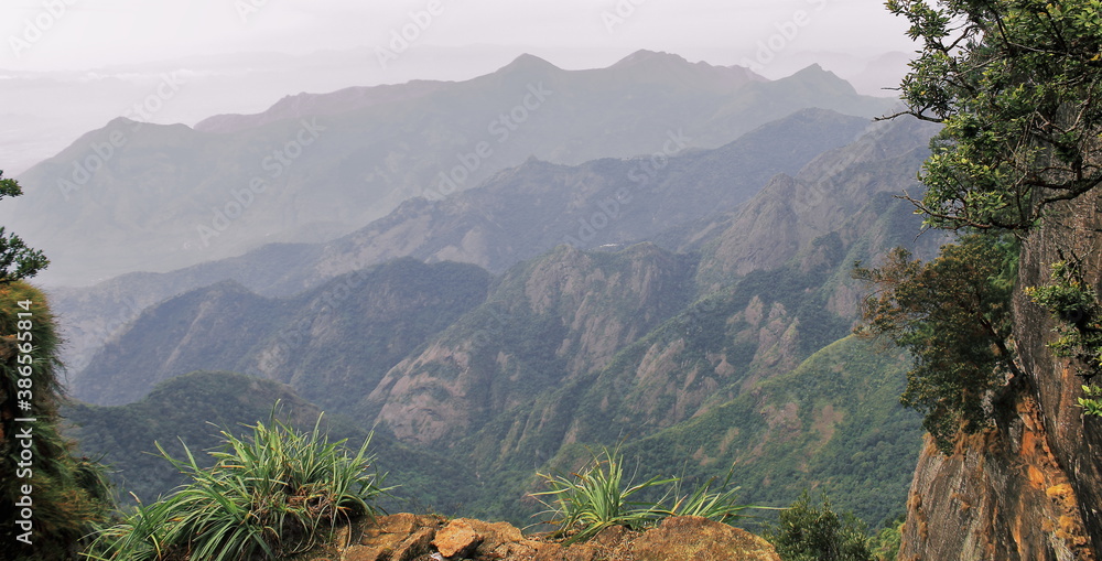 scenic beauty of palani hills (part of western ghats mountain range ...