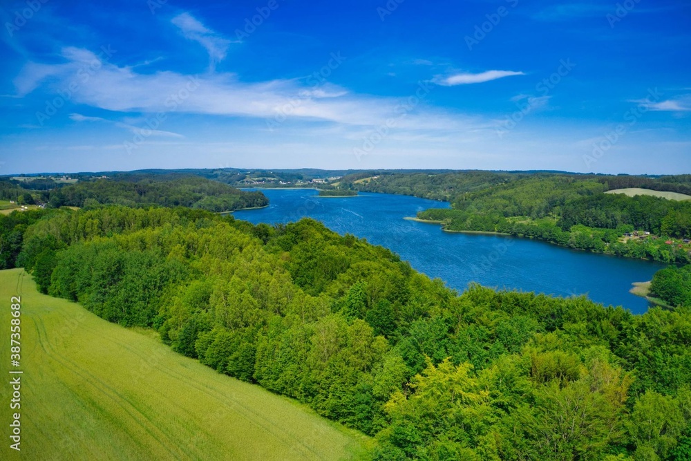 Jezioro Brodno Wielkie, Kaszubskie Jeziora Stock Photo | Adobe Stock