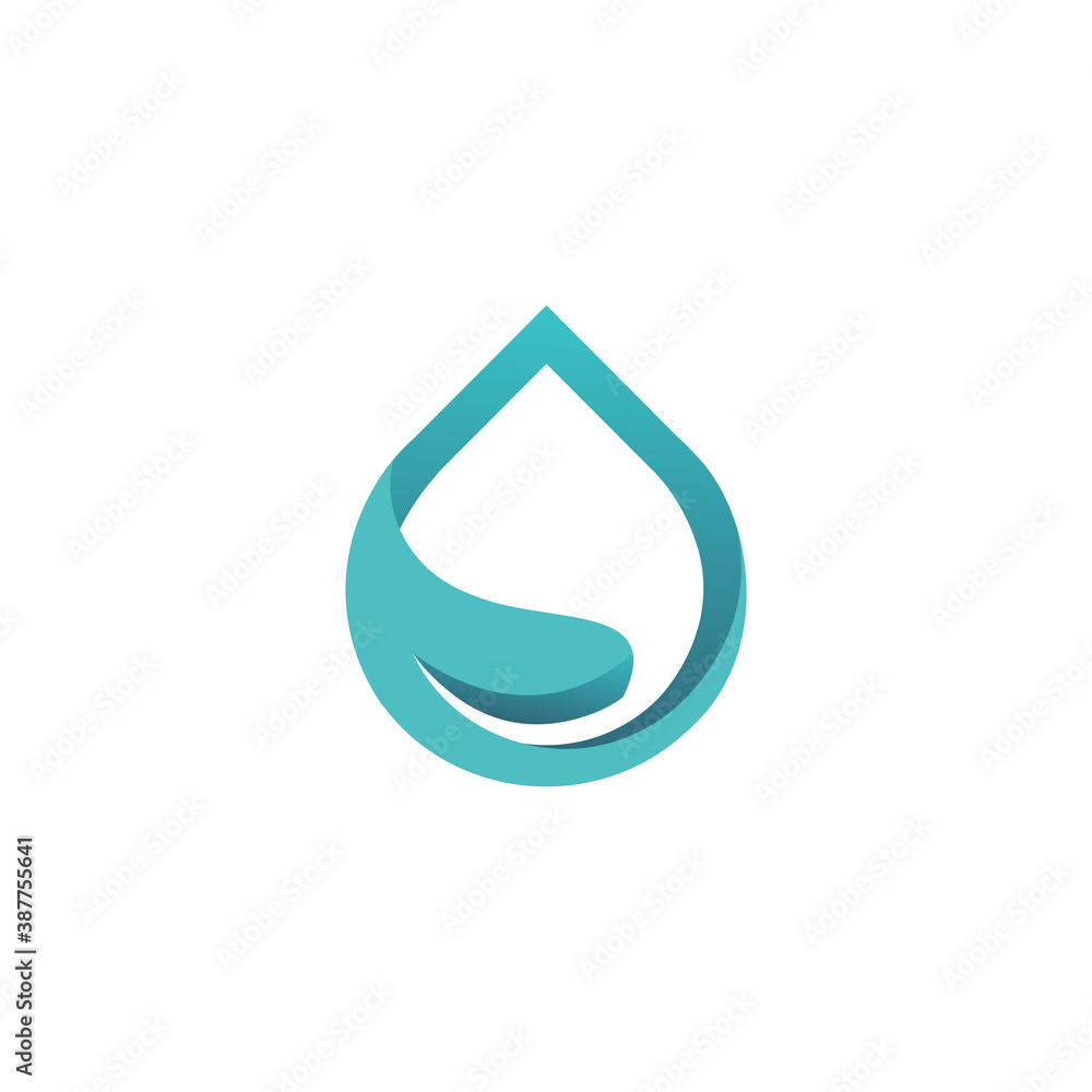 Water drop logo - liquid drop splash aqua clear fresh droplet ...