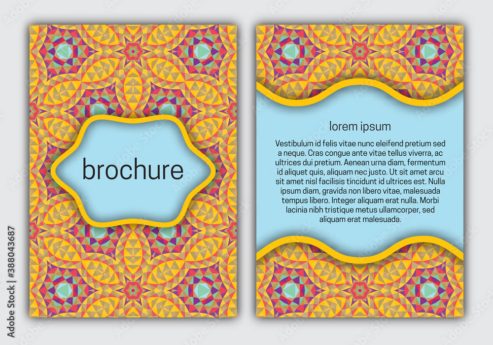 Brochure cover template. Booklet, brochure, card, book cover layout ...