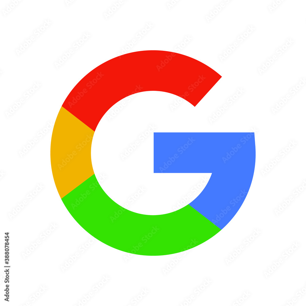 Vector de Stock Google logo sign icon isolated on white background ...