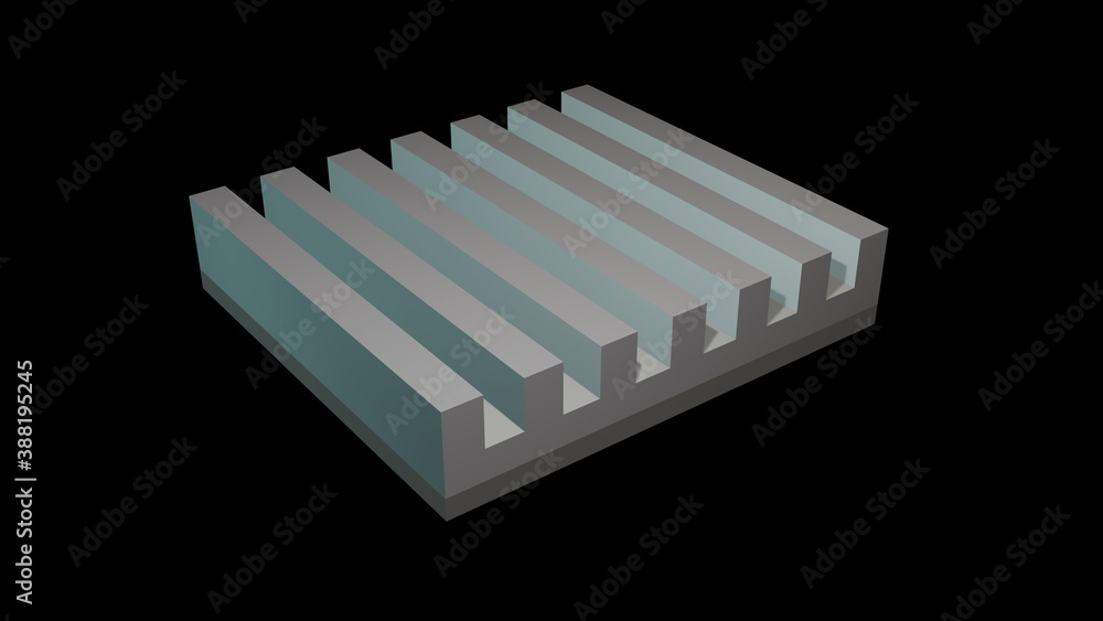 Microchannel heat exchange cooling system. Microfluidic cooling system ...
