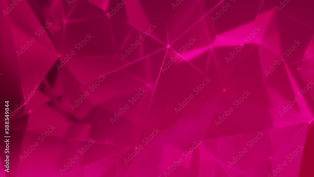 Futuristic, High Tech, hot pink background, with network lines ...