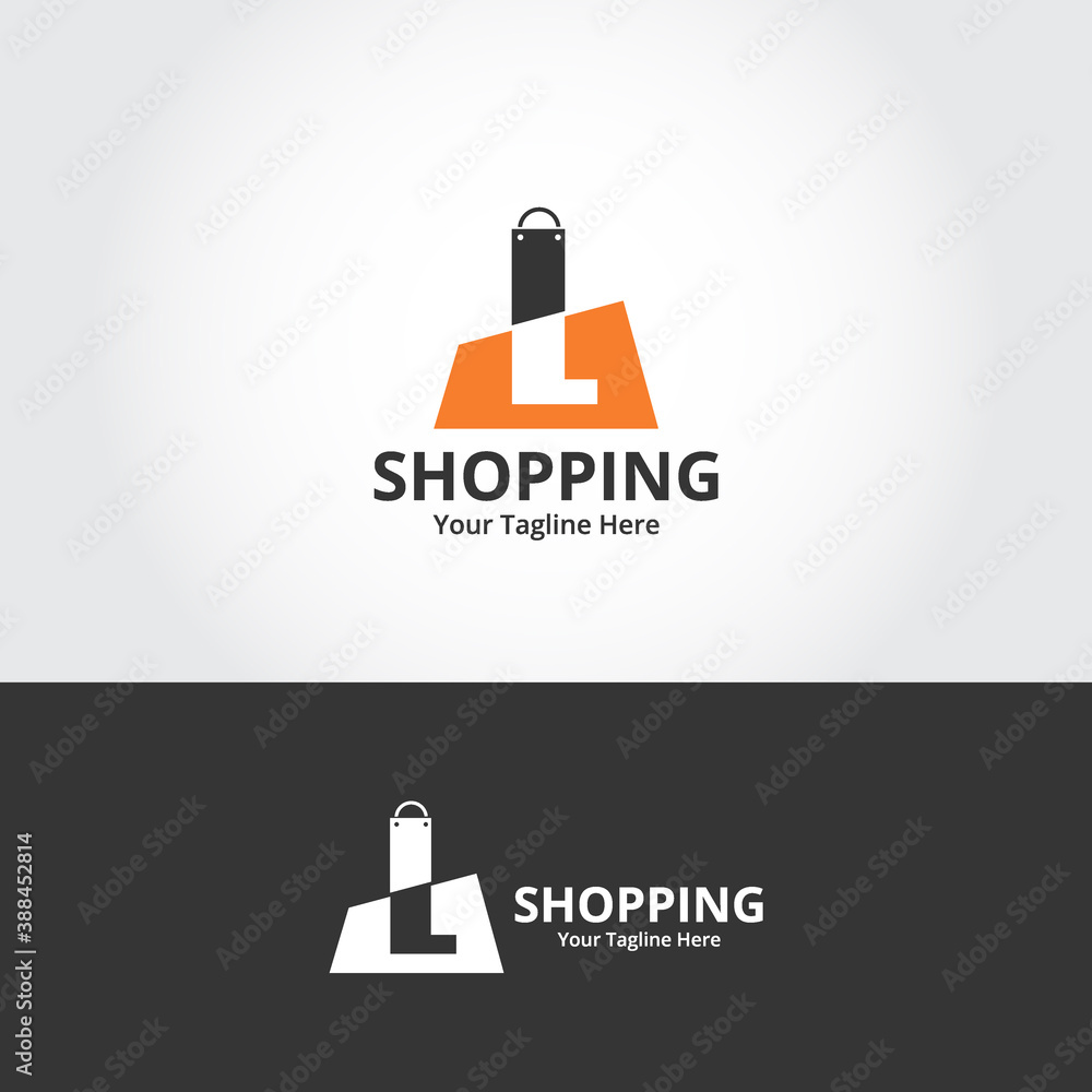 Initial L Shop Logo designs Template. Illustration vector graphic of ...