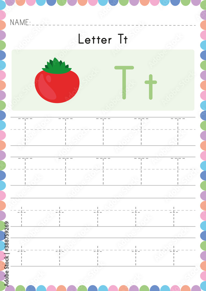 Alphabet Tracing Worksheet. Alphabet activity for pre schoolers and ...