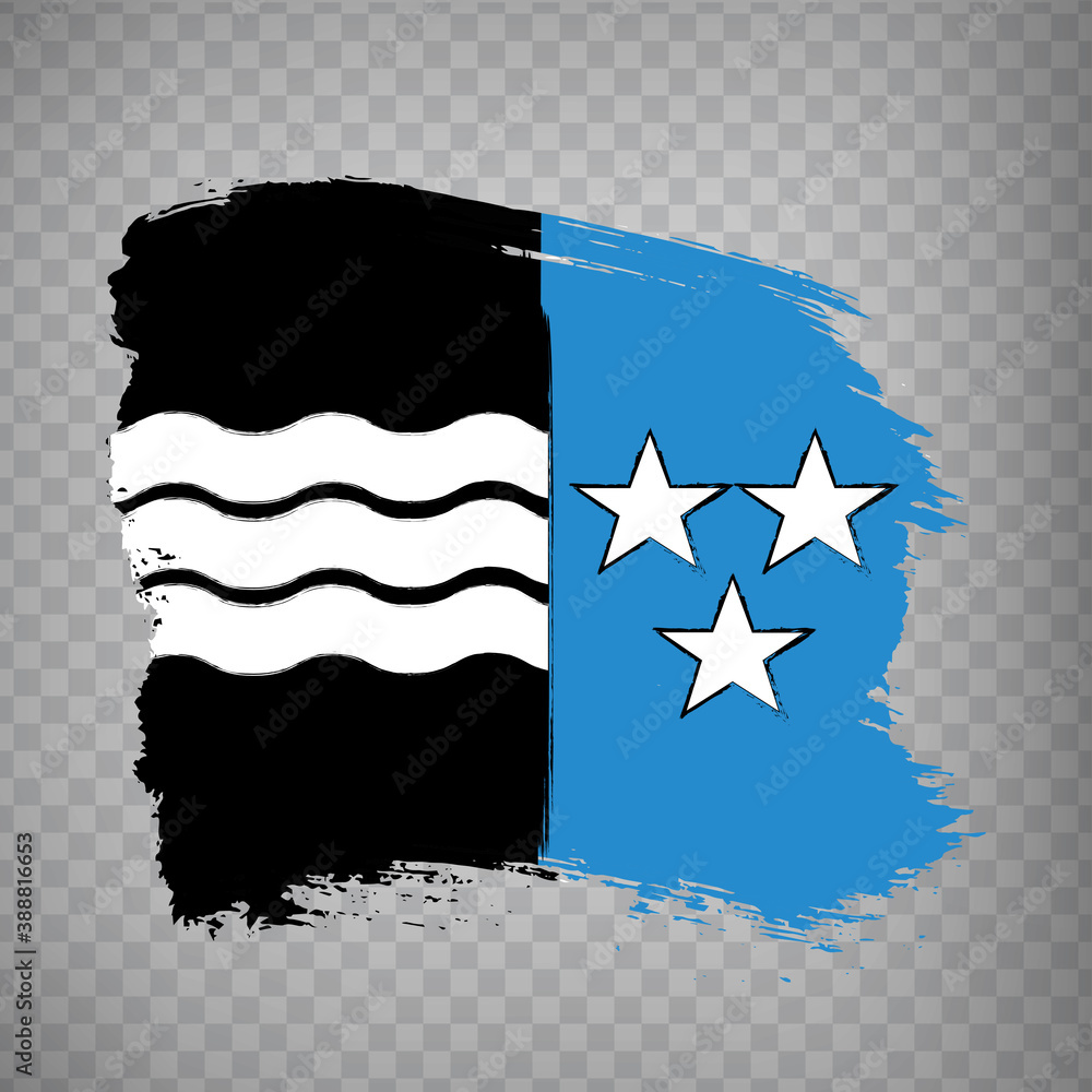 Flag Canton of Aargau brush strokes. Flag of Aargau on transparent ...
