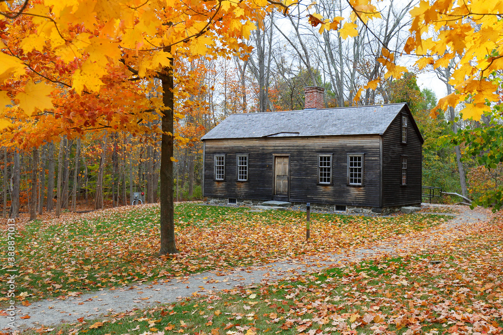 The Robbins House in Autumn. The house is formerly inhabited by the ...