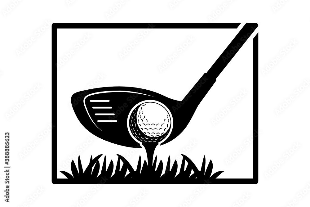 Golf Ball On Tee, Golf Club svg, Golf svg, Golf Ball svg, Golf Bat svg ...