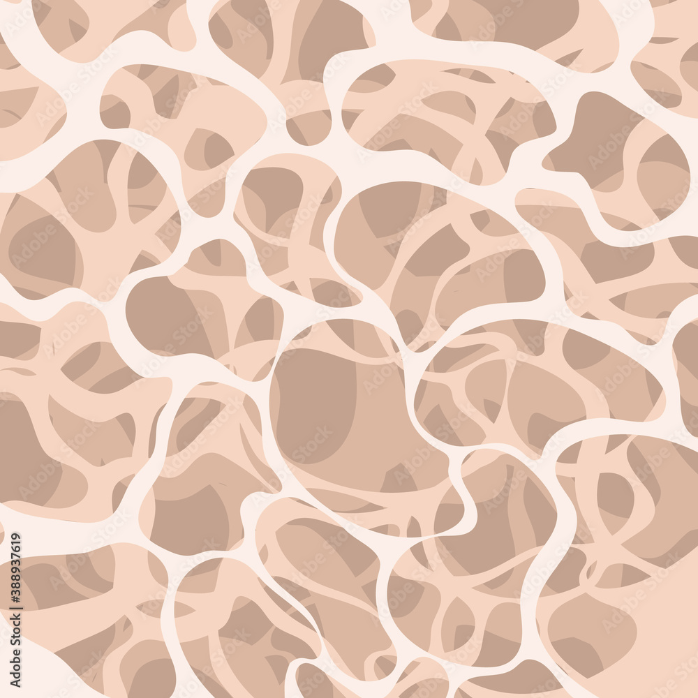 Osteoporosis porous bone losing tissue. Texture of spongy femur cavity ...