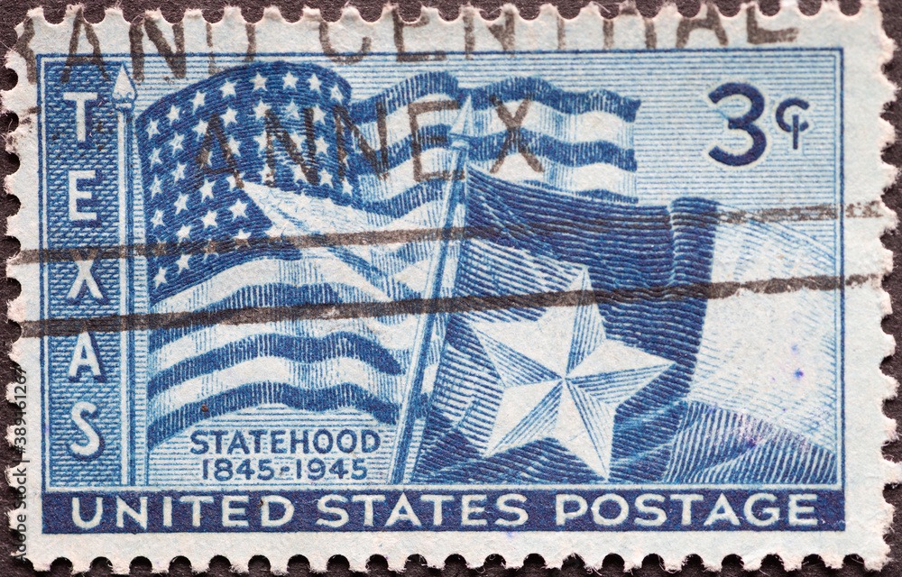 USA - Circa 1945: a postage stamp printed in the US showing the U.S ...