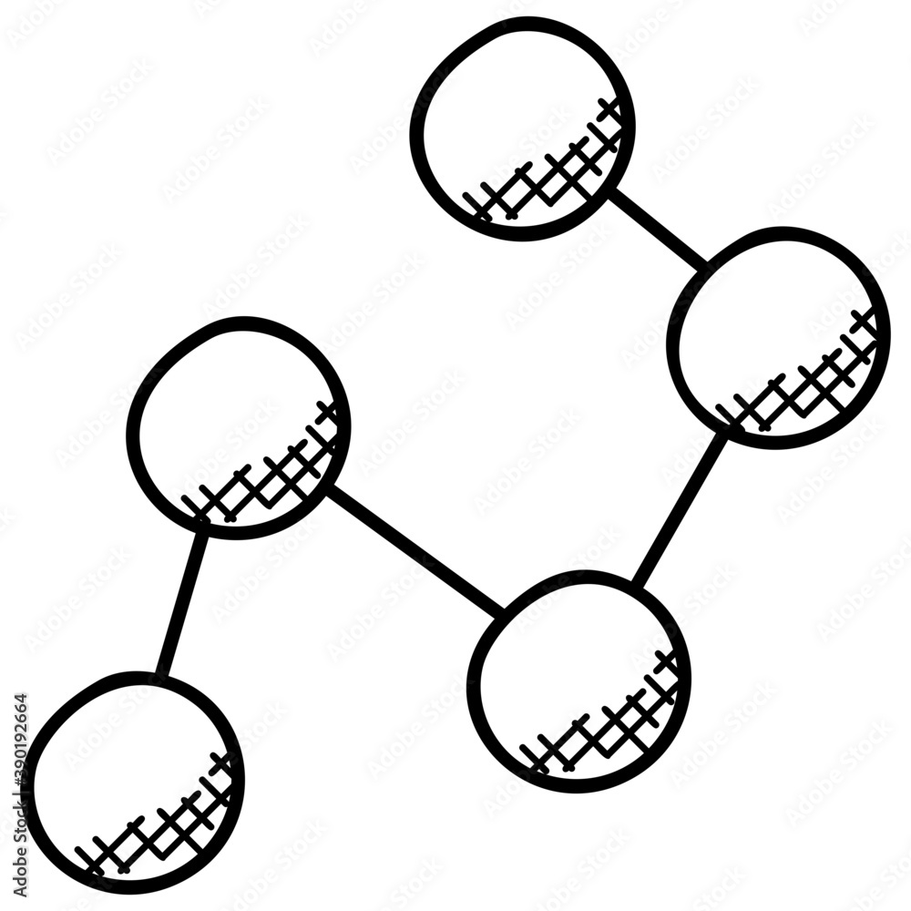 Pointers joined with a single line presenting concept of road median or ...