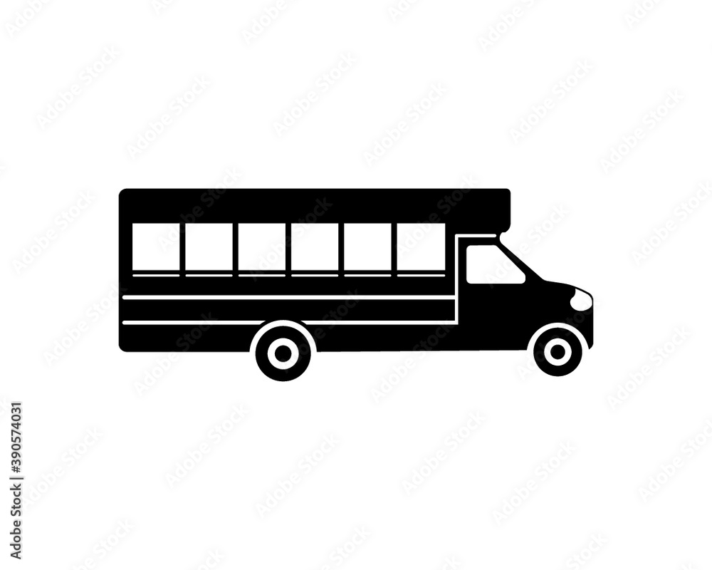 School bus clipart, School Bus Sign Symbol Icon Vector Illustration ...