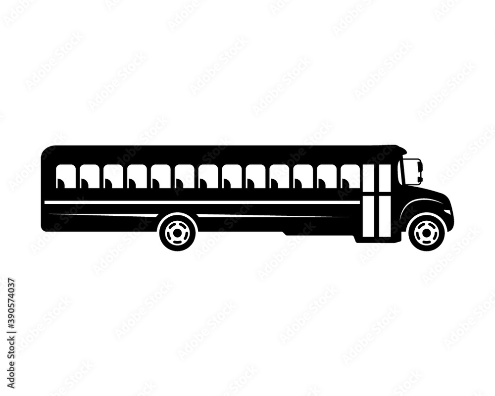 School bus clipart, School Bus Sign Symbol Icon Vector Illustration ...