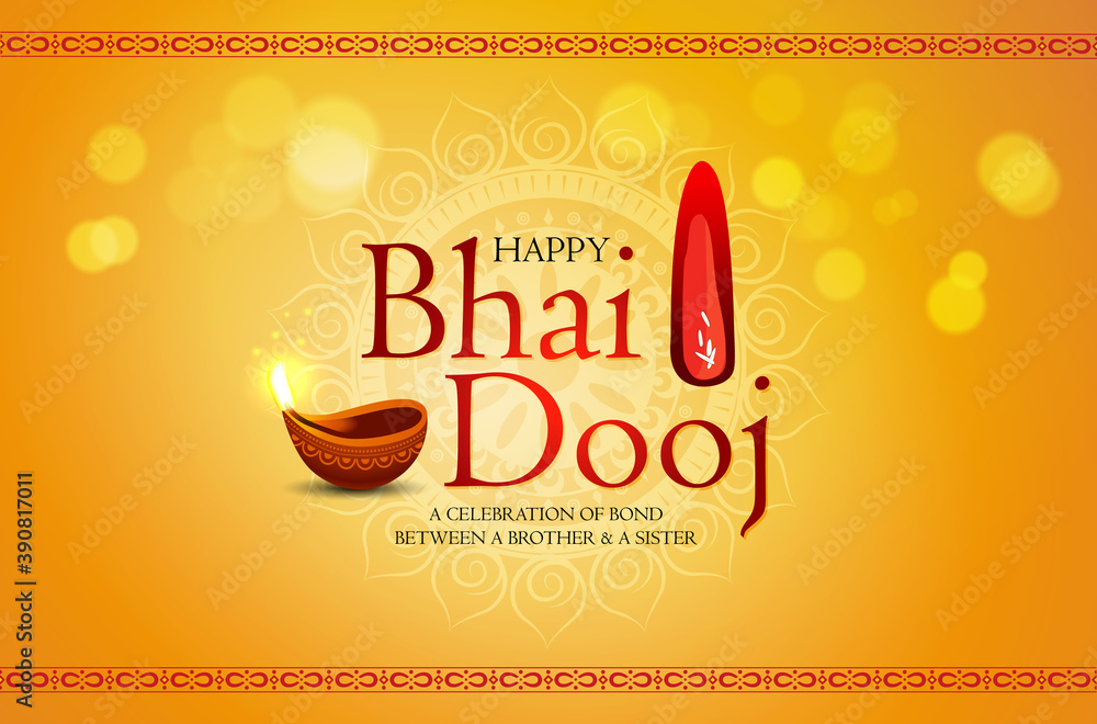 Happy Bhai Dooj, Bhai Tika, Bhau-Beej, Indian Traditional Family ...