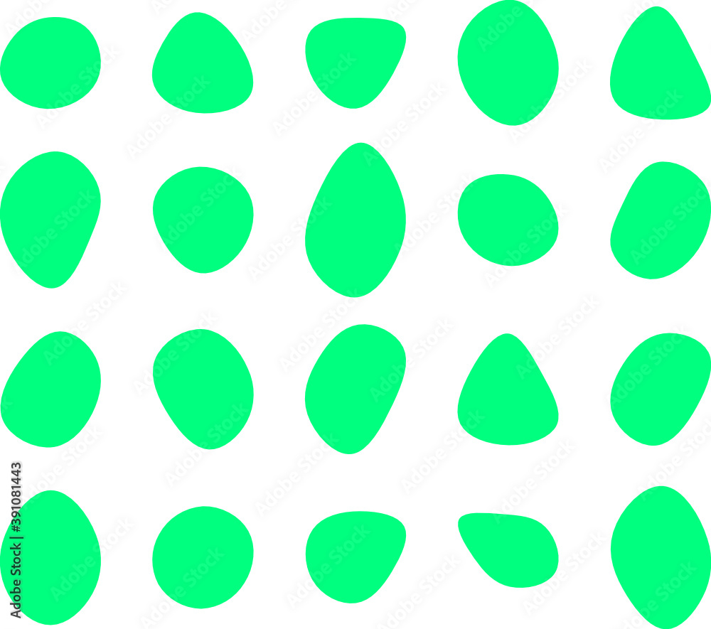 Organic blobs, svg for web design, web application, UX/UI, point menu ...
