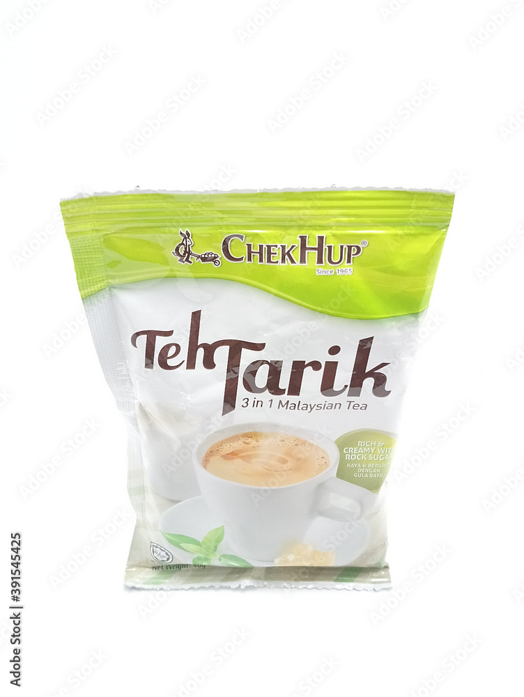 Teh Tarik Malaysian tea in Manila, Philippines Stock Photo | Adobe Stock