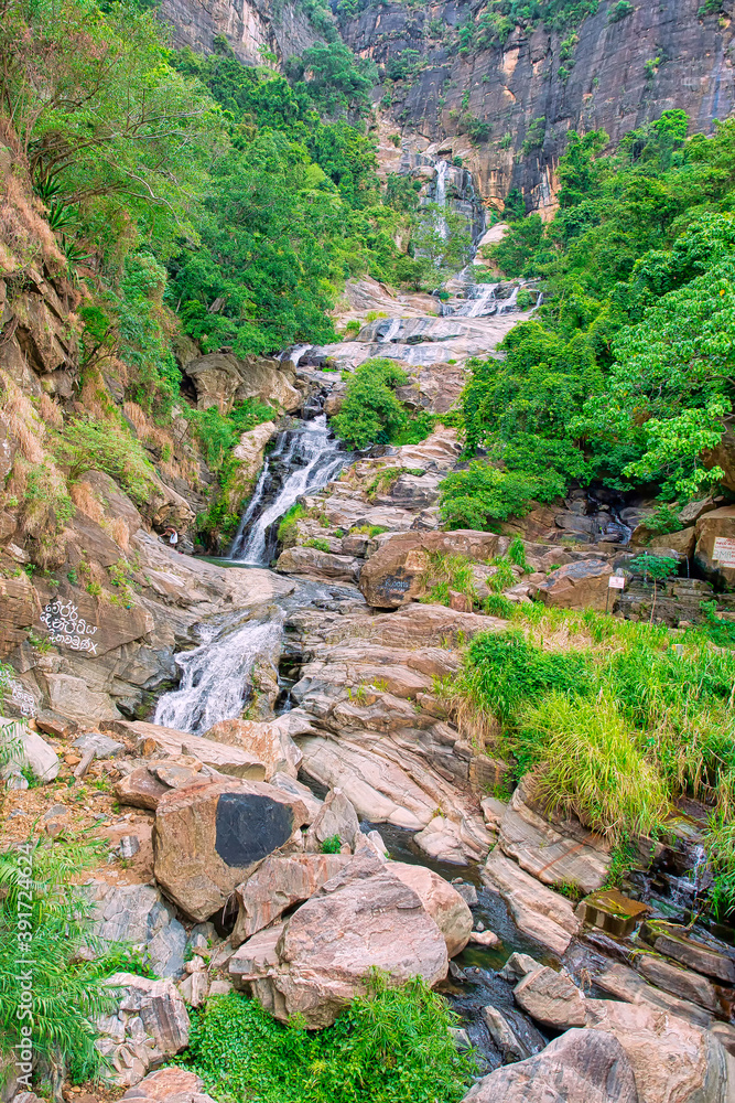 Ravana Falls, Rawana Falls, Rawana Ella, Ravana Ella Wildlife Sanctuary ...