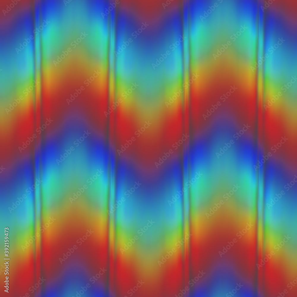 Seamless techno glitch RGB monitor noise rainbow. High quality ...