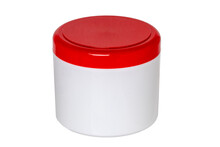 Isolated Empty Jar With Red Cap Free Stock Photo - Public Domain Pictures