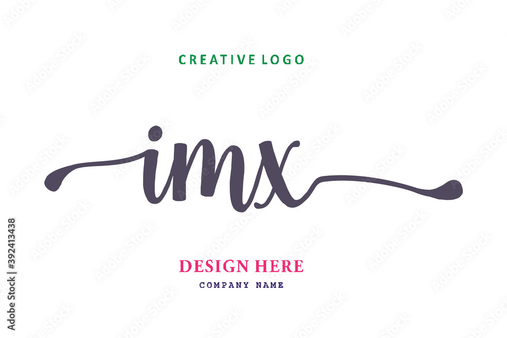 IMX lettering logo is simple, easy to understand and authoritative ...
