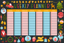 Christmas Weekly Planner Free Stock Photo - Public Domain Pictures