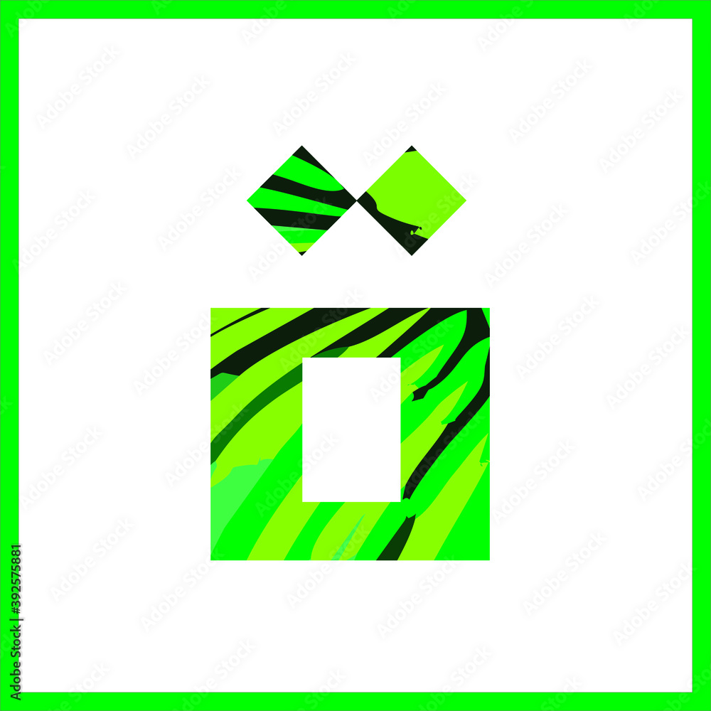 Arabic Calligraphy Alphabet letters or font green strips arabic jungle ...