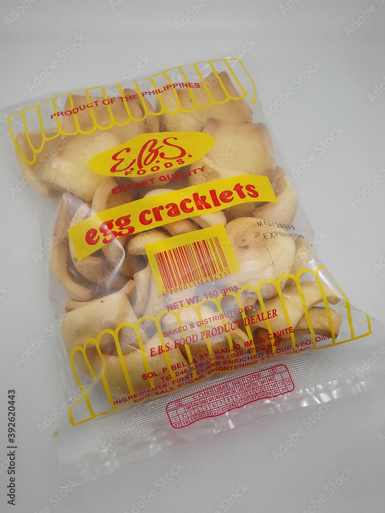 Ebs foods egg cracklets in Manila, Philippines Stock Photo | Adobe Stock