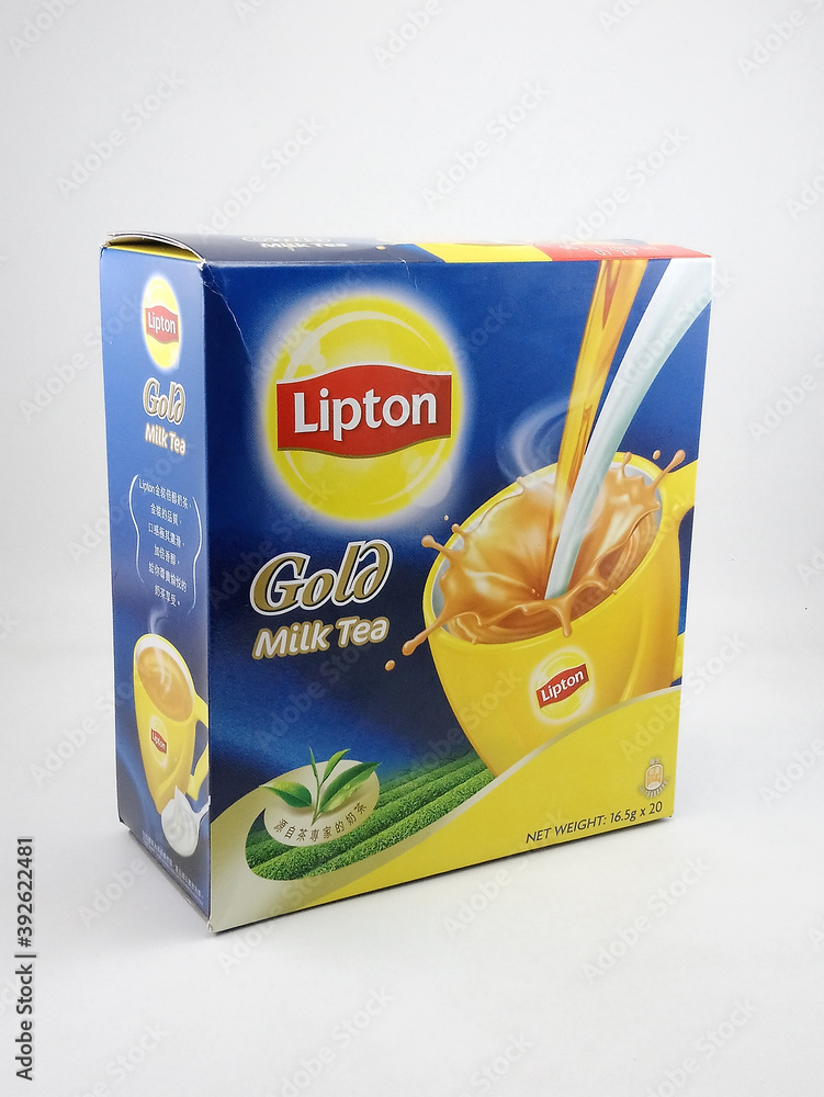 Lipton gold milk tea in Manila, Philippines Stock Photo | Adobe Stock