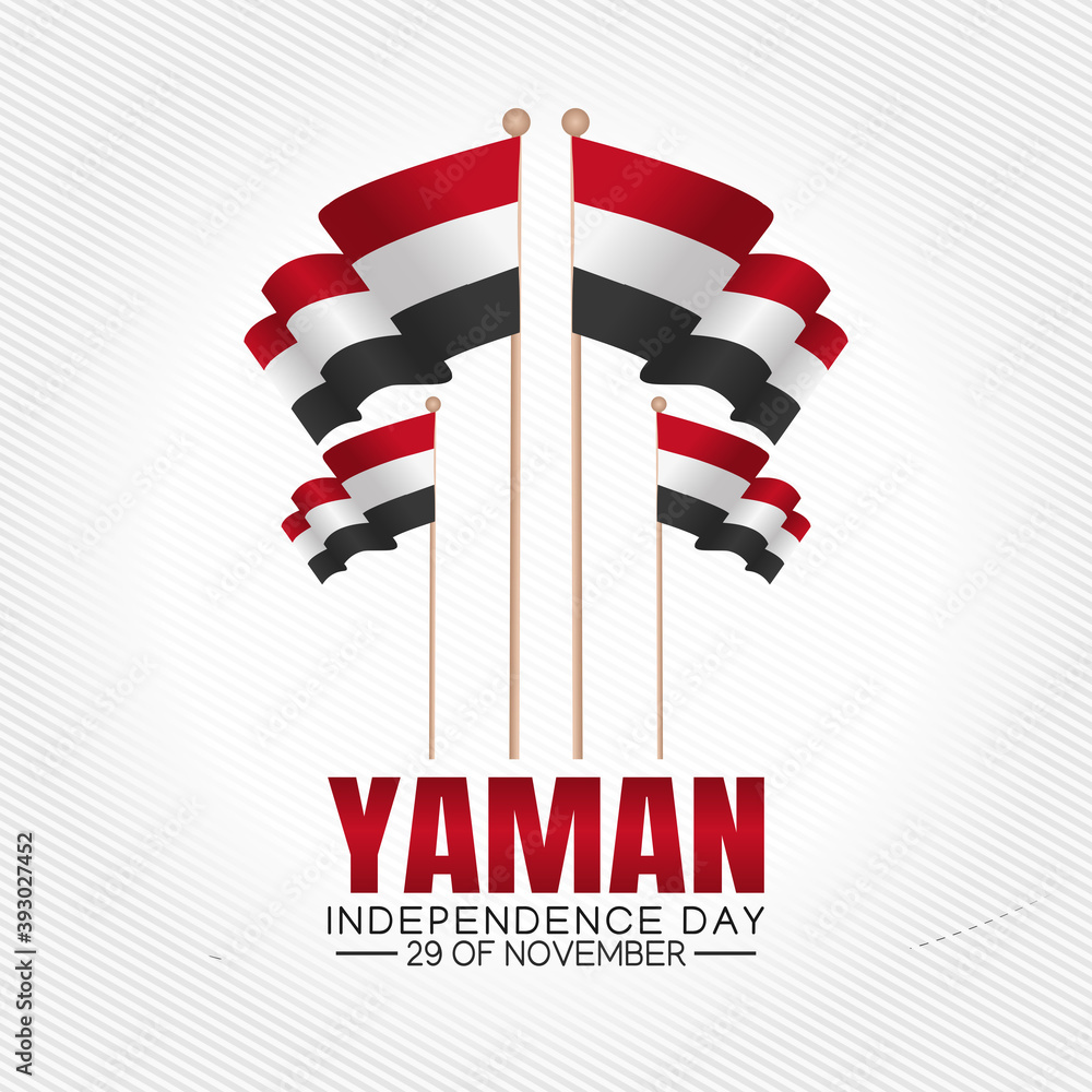 vector graphic of Yaman independence day good for Yaman independence ...