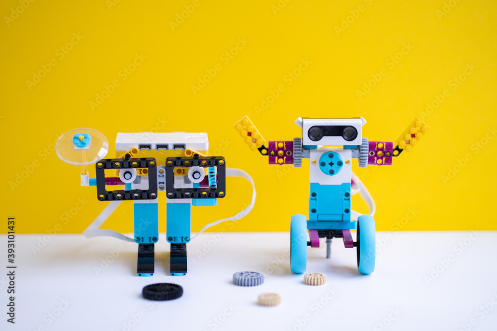 Minsk, Belarus. November, 2020. The new Spike Prime Lego robot. It can ...